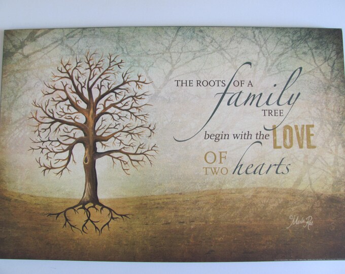 Family Roots,love of Two Hearts,family Decor,roots of Family,wooden Art ...