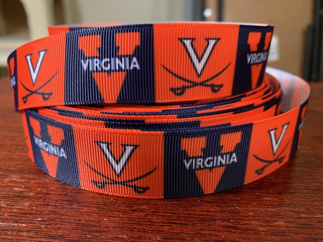 Univ of Virginia 7/8" Alternating Logos Grosgrain Ribbon - 3 Yards - Etsy