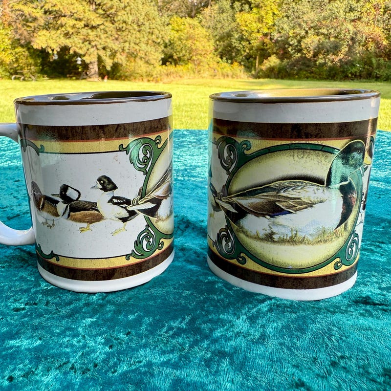 Duck Coffee Vintage Cup - Etsy