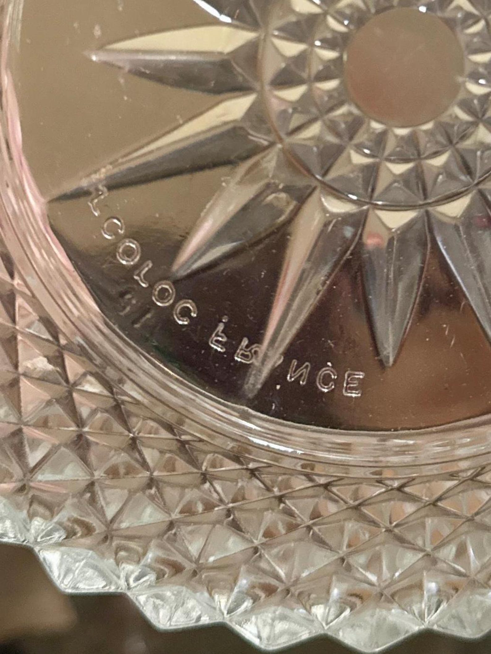 Vintage Arcoroc France Cut Glass Bowl Set of 5 | Starburst Pattern ...