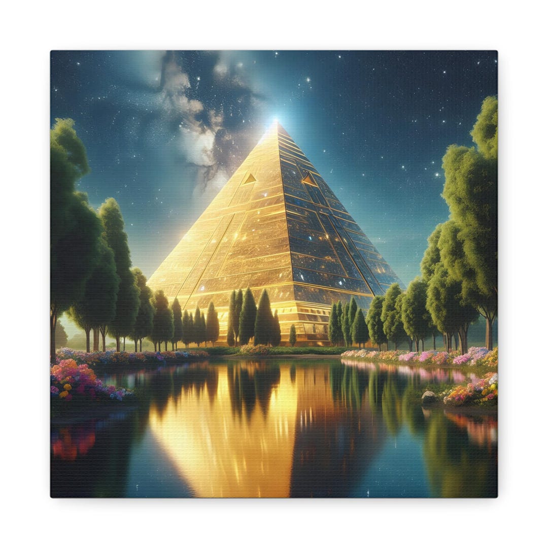 Majestic Pyramid Canvas Prints Wall Art for Home Decor, Modern Artwork ...