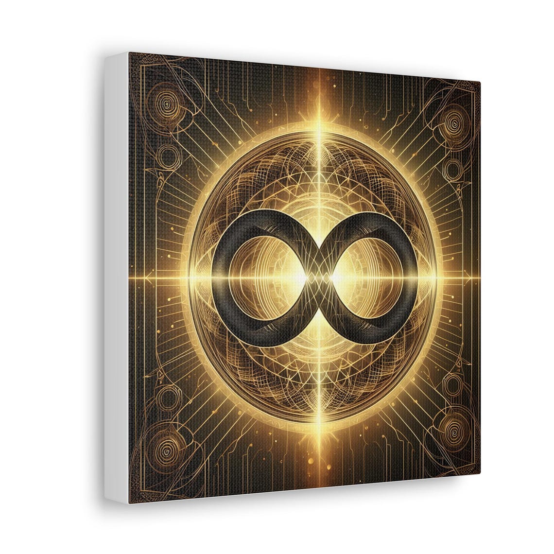 Infinity Symbol Canvas Gallery Wrap Visualization, Spiritual Wall Art ...