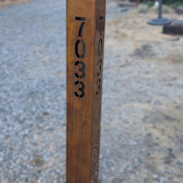 Steel Address Sign - Etsy