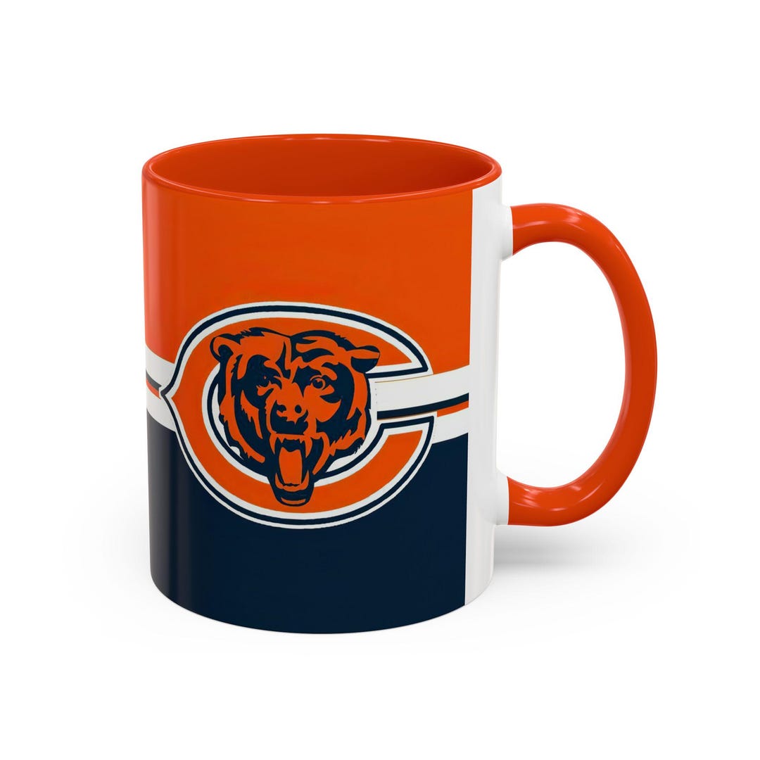 Chicago Bears NFL Football Team Logo Colorful Mugs, Ceramic Coffee Cup ...