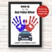 Hands up for the Police Officers, Community Helper Day Handprint Craft ...