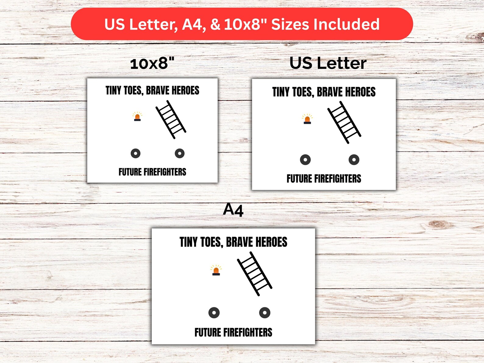 Community Helpers Footprint Craft Printable, Firefighter Footprint ...