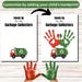 Community Helpers Handprint Craft Printable, Garbage Collectors ...