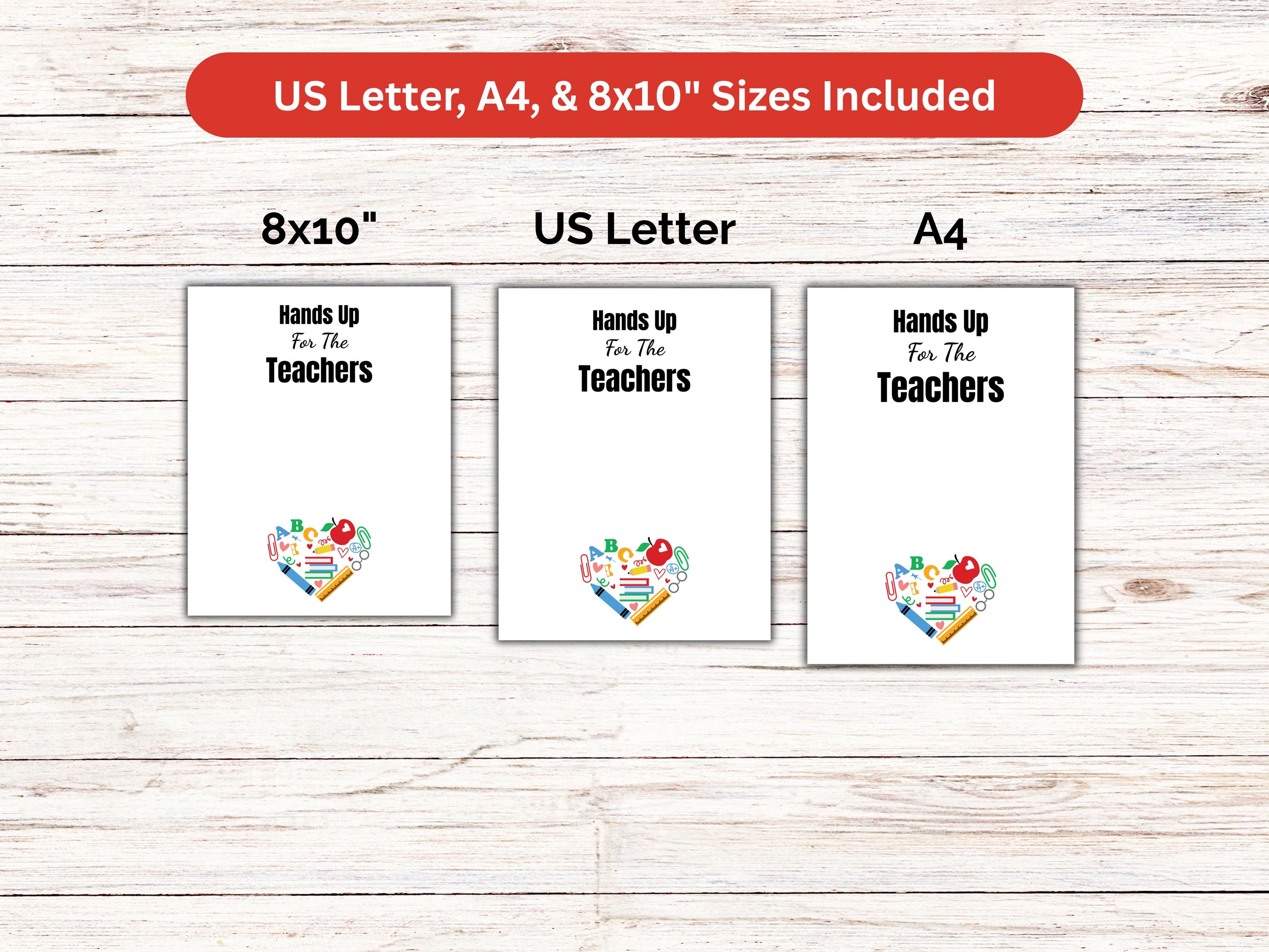 Community Helpers Handprint Craft Printable, Teachers Handprint Craft ...