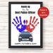 Hands up for the Police Officers, Community Helper Day Handprint Craft ...