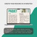 Rush Green Resume & Cover Letter Kit and Photo Editable Canva Template ...