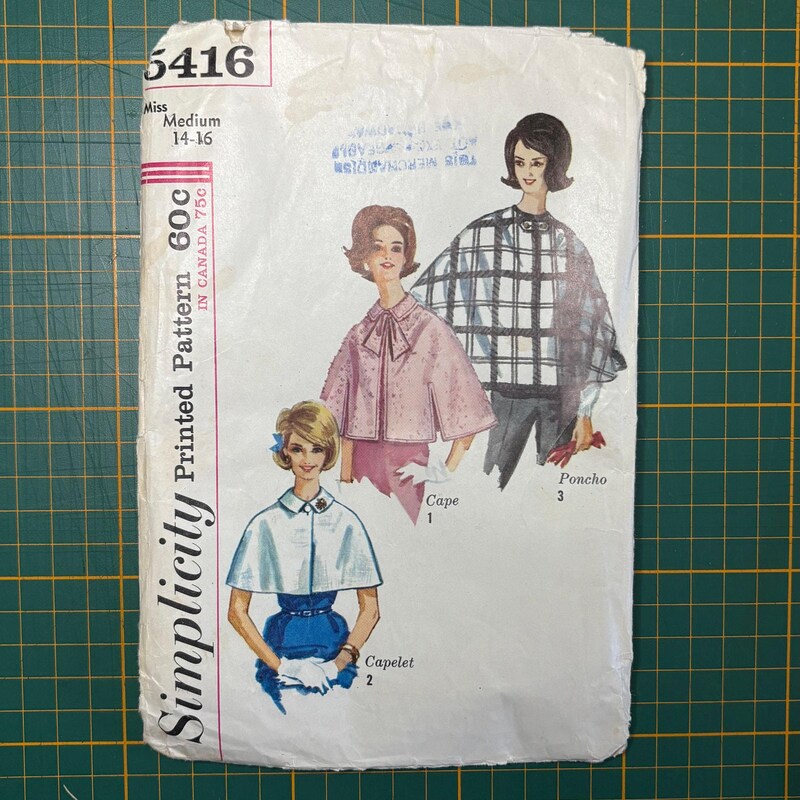 1960s Cape Pattern - Etsy