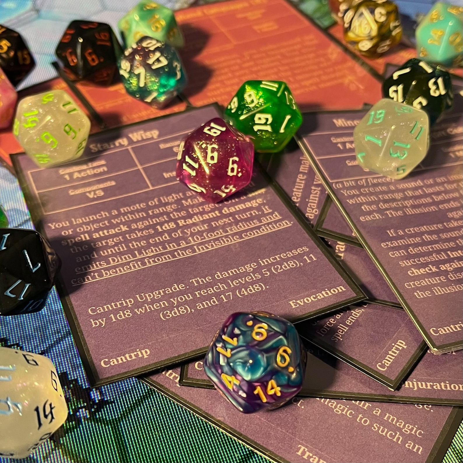 2024 Spell Cards D&D 5.5e All Spells Cantrip-level 9 Printable PDF - Etsy