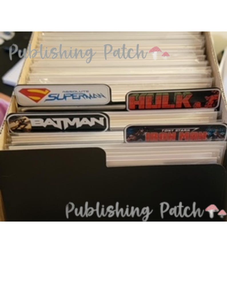 Individual Comic Book Divider Labels - Etsy