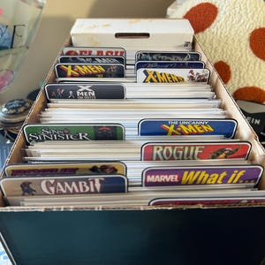 Custom Comic Book Divider Labels- Sheet - Etsy