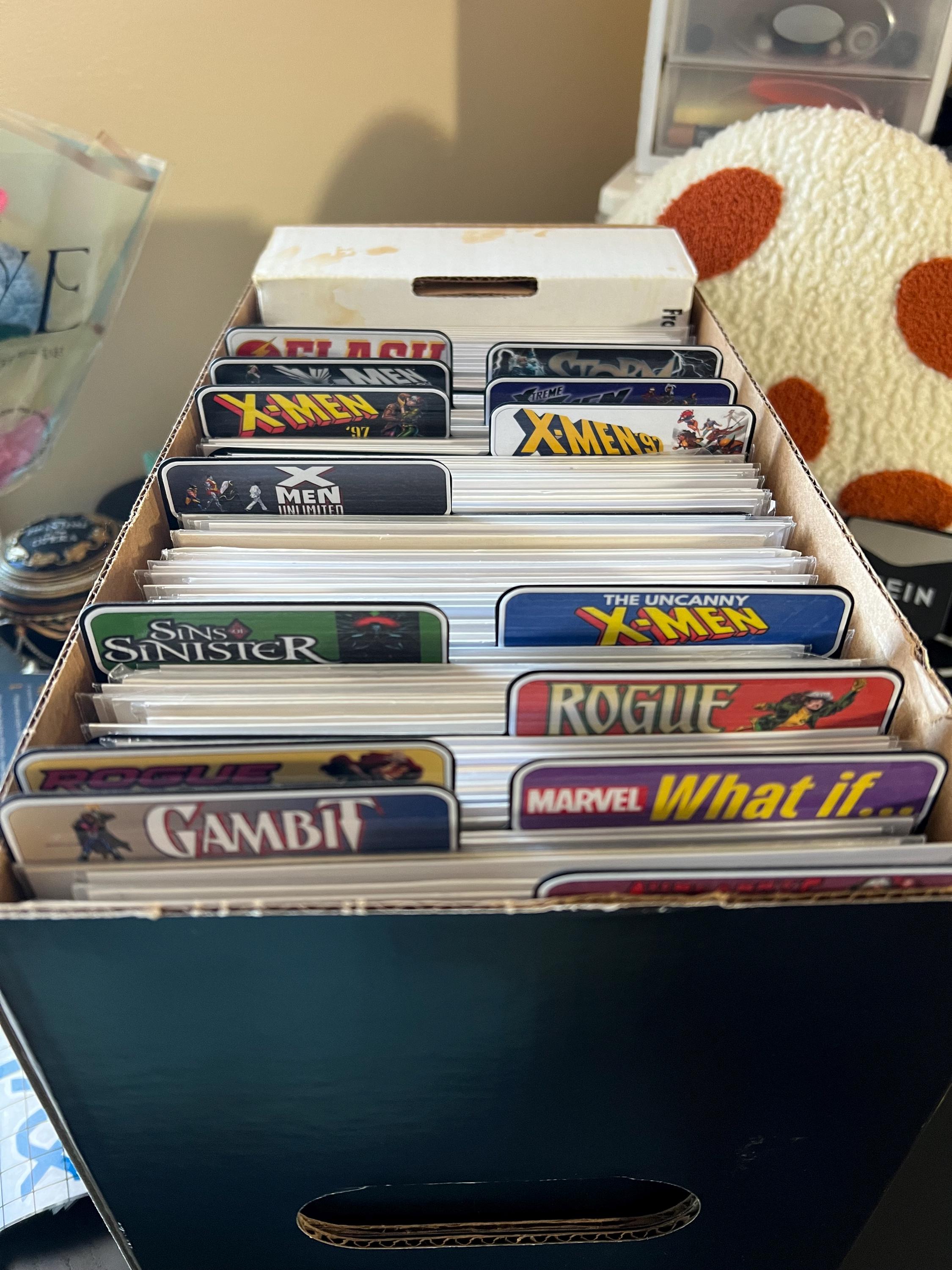 Custom Comic Book Divider Labels- Sheet - Etsy