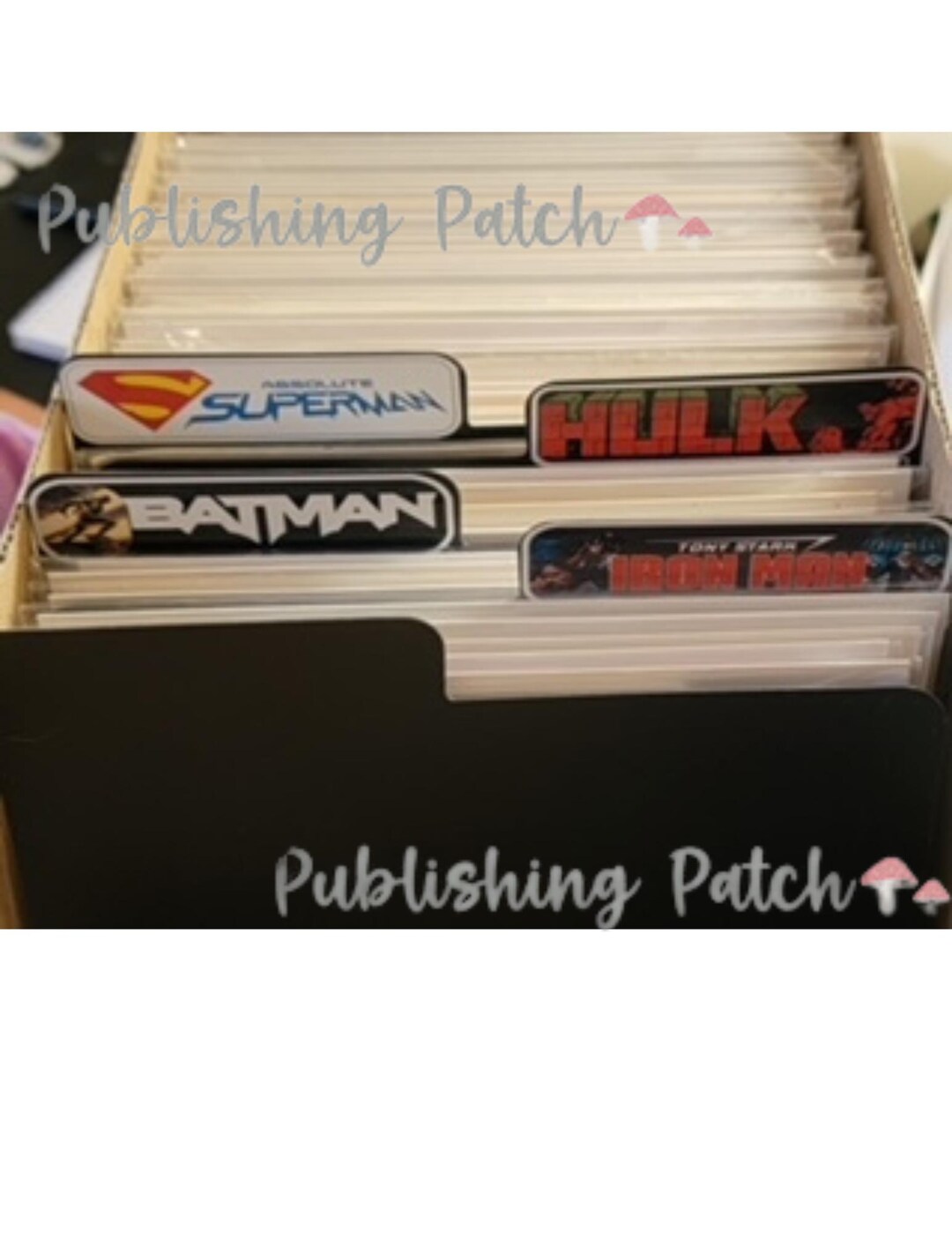 Comic Book Divider With Labels - Etsy