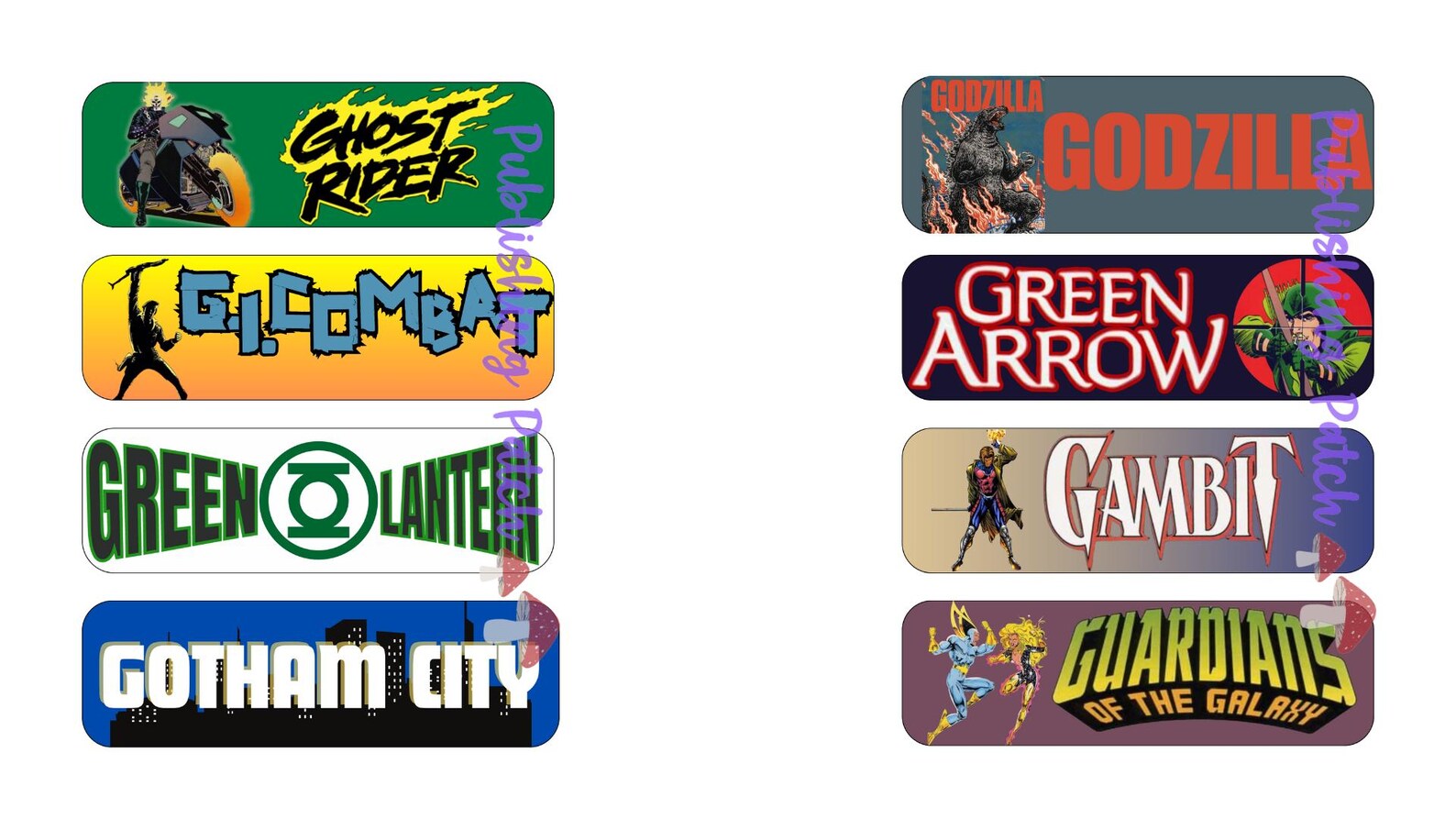 Custom Comic Book Divider Labels- Sheet - Etsy