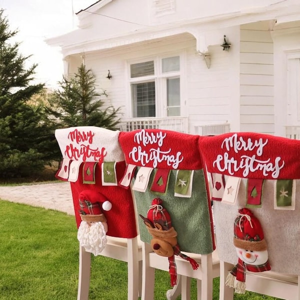 Christmas Chair Covers - Etsy