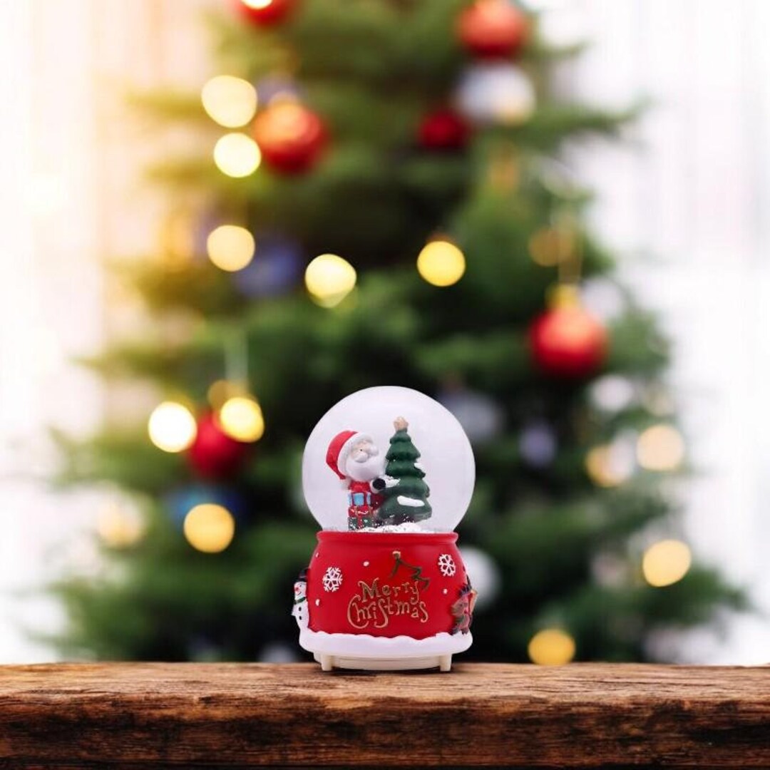 Christmas LED and Musical Snow Globe - Christmas Crystal Ball Lighting ...