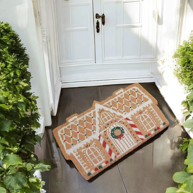 Customized Christmas Door Mat - Santa Claus Outdoor Carpet - New Year ...