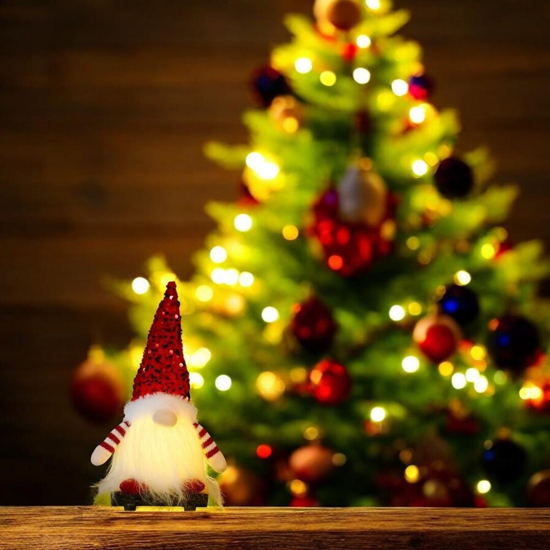 Handcrafted Elf Dwarf Figurine With Festive Outfit Christmas Decoration ...