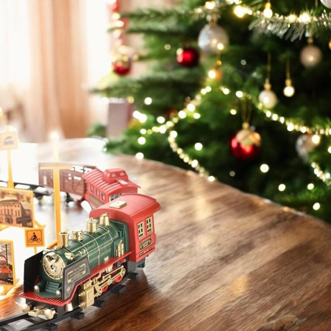 Remote Control Christmas Train Set: Antique Style Steam Toy - Etsy