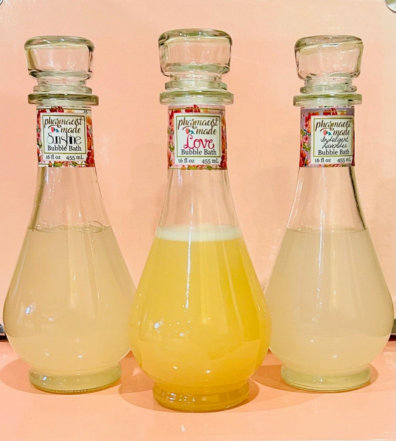 Large Bubble Bath in Three Scents Lavender Sunshine and Love - Etsy