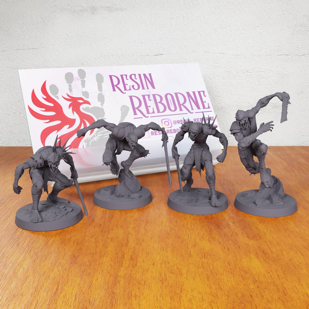 Ghouls - Set 1 | D&D Wargaming Pathfinder Monster Graveyard Undead War ...