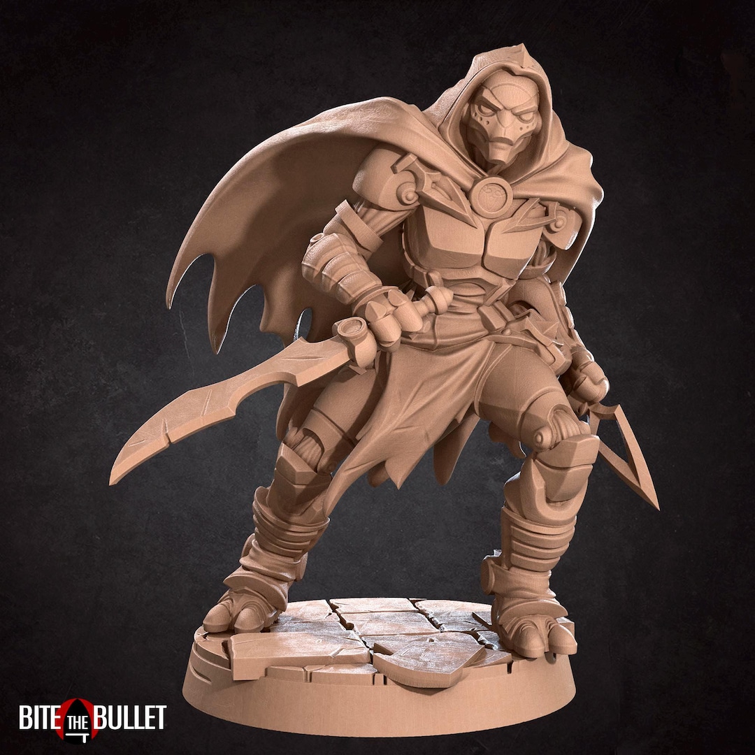 Warforged Rogue | 28 32mm D&D Starfinder Male Fighter Hunter Warrior ...
