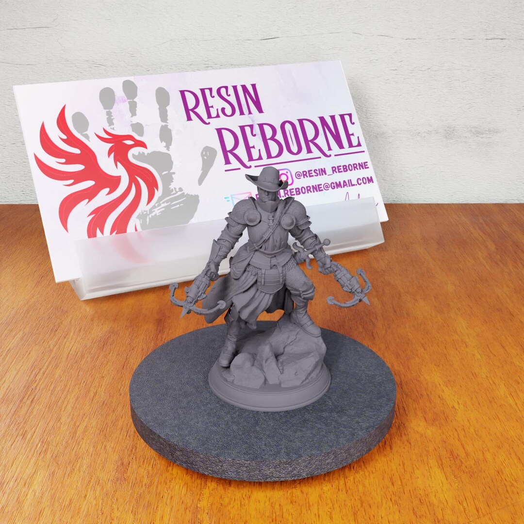 Vampire Hunter | D&D 5E Dnd Pathfinder PF2 TTRPG Primed Mini Painting ...