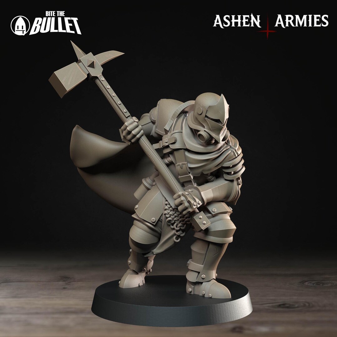 War Hammer Man - Shocktroopers | 28 32mm Sanctified Legion Ashen Armies ...