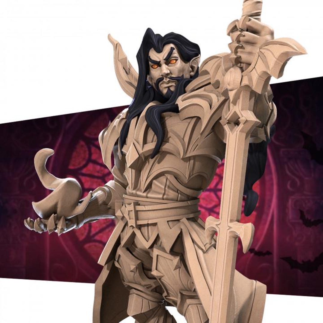 Vampire Knight | 28 32mm Sword Unholy Warrior Enemy Fighter Paladin ...