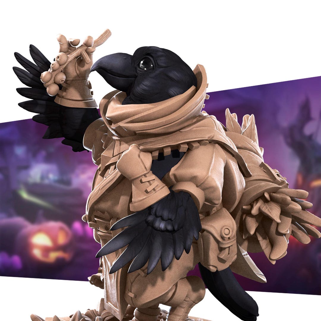 Kenku Forager | 28 32mm D&D Medicine Cleric Healer Druid Animal Bird ...