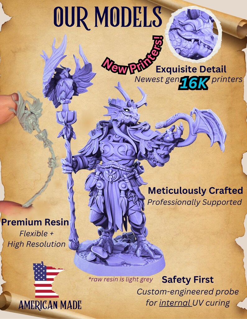 Half-orc Inventor + Robot | 28 32mm D&D Fighter Steampunk Npc Neko Cat ...