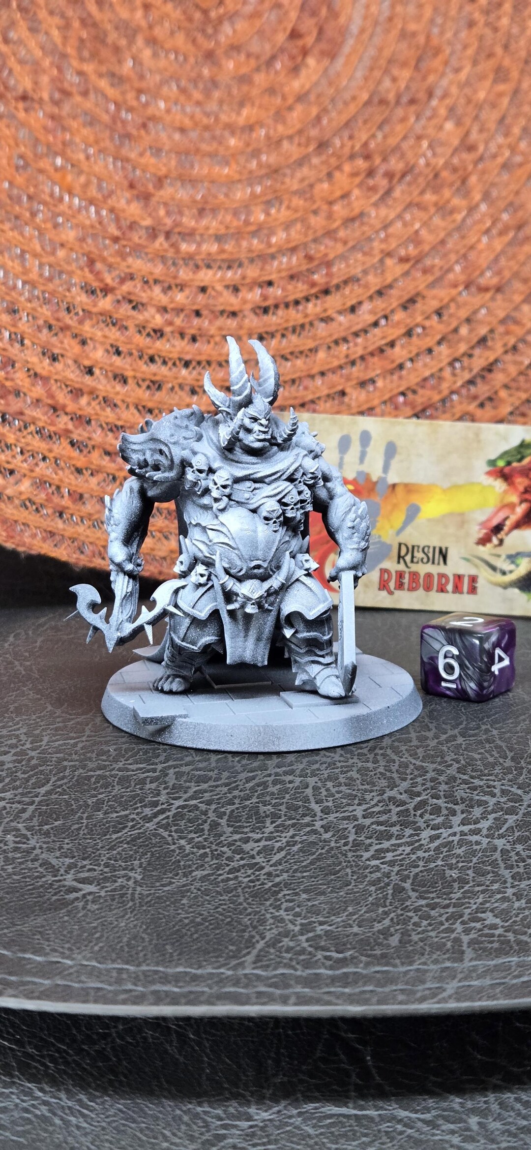Yurgir - Orthon Devil Mercenary | 28 32mm BBEG D&D Large Monster Boss ...