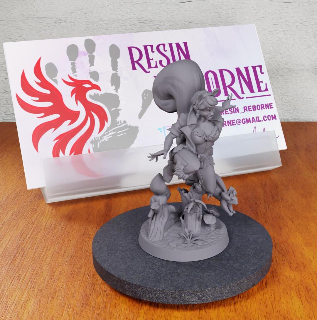 Squirrel Girl Doreen 32 & 75mm Comic Book Character Dnd Pathfinder ...