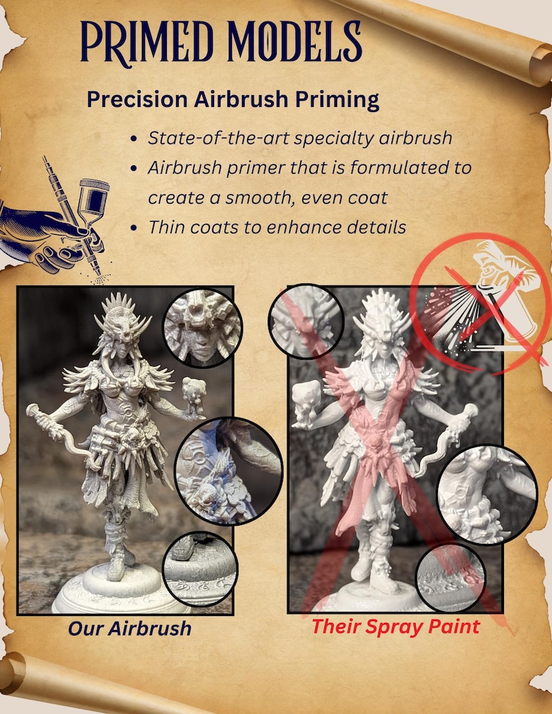 Female Elf Paladin | D&D 5E Dnd Pathfinder TTRPG Primed Mini Painting ...