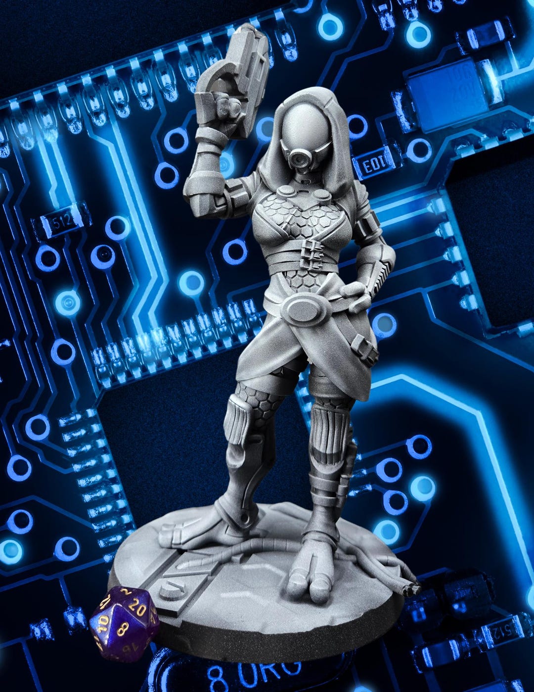Tali the Warforged Pilgrim | BIG 75 160mm Mass Effect Starfinder ...