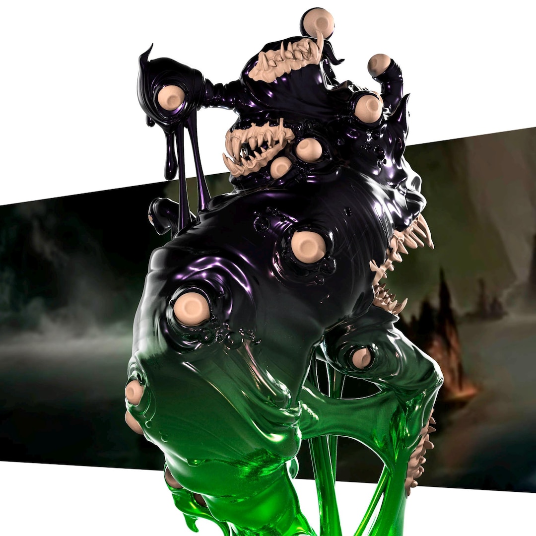 Juiblex - Demon Lord of Oozes | 28-32mm Formless Green Jelly Slime ...