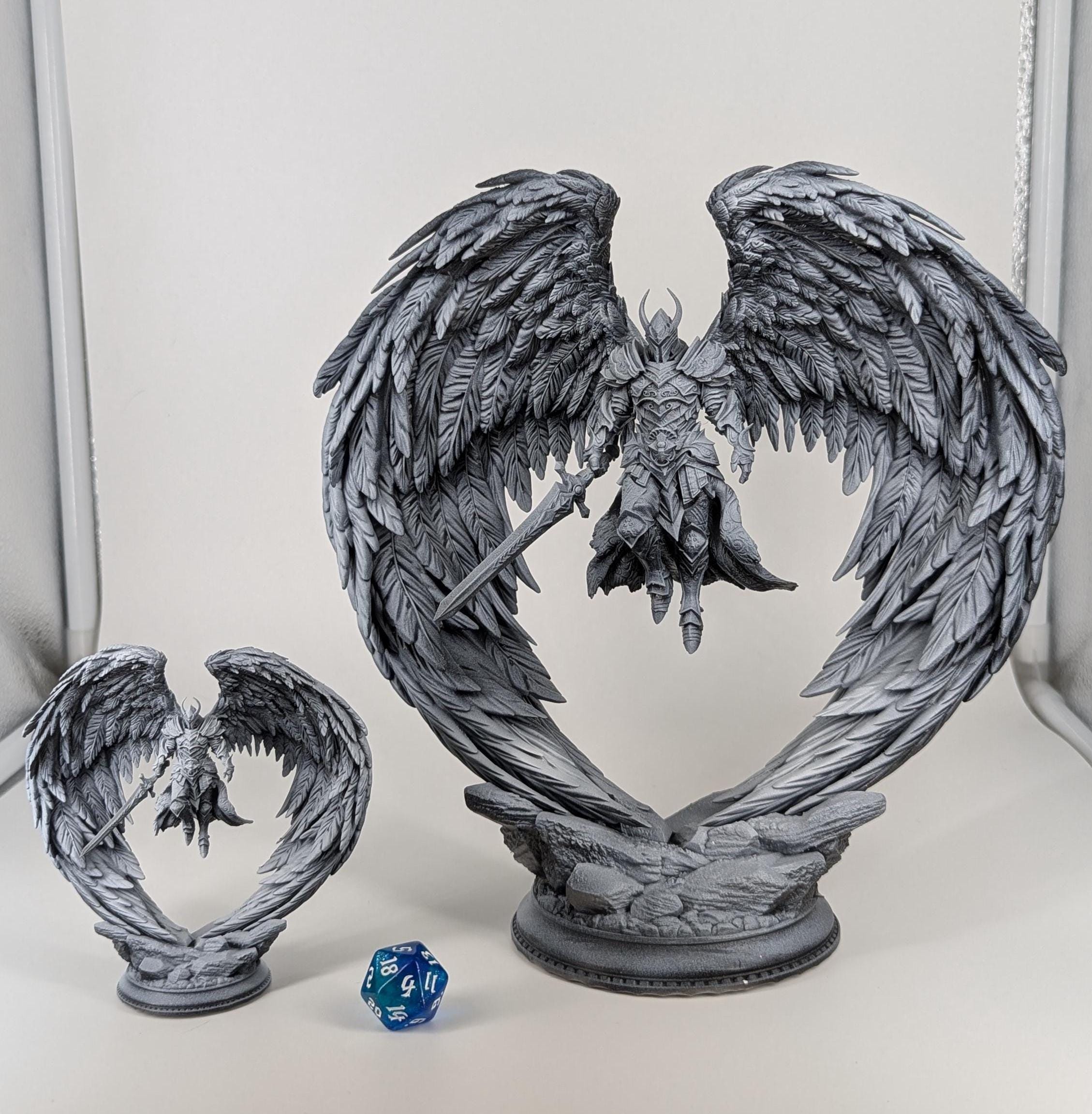 Ascended Angelic Paladin of Justice | 32 75mm D&D Npc Pantheon Angel ...