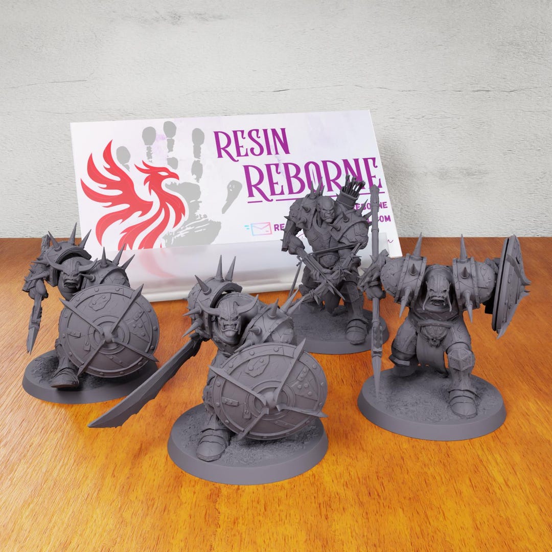 Orc Infantry 3 | D&D Wargaming BG3 Fighter Warrior Barbarian Paladin ...