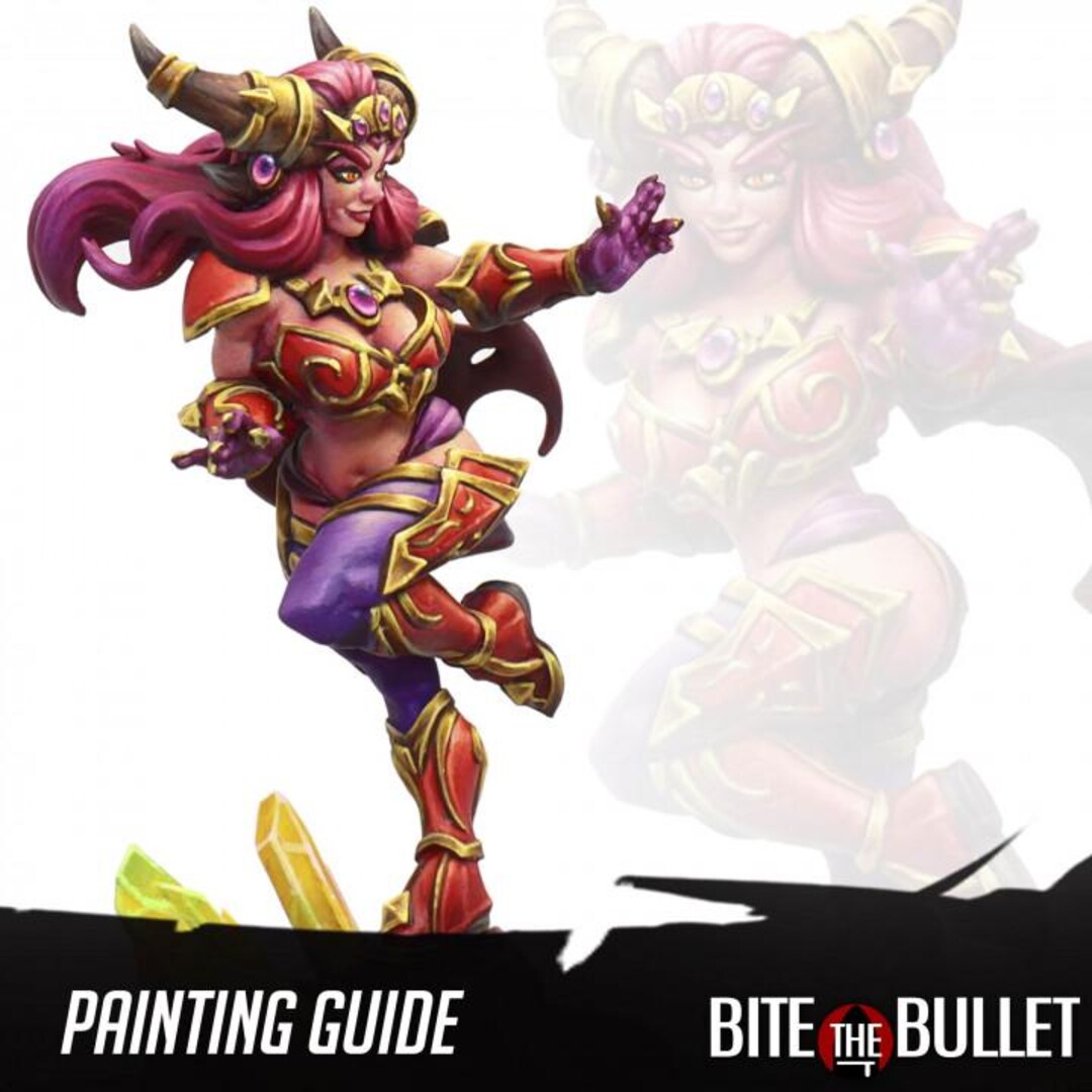 Humanoid Alex Form | 28 32mm D&D Dnd Video Game Pc Female Red Dragon ...