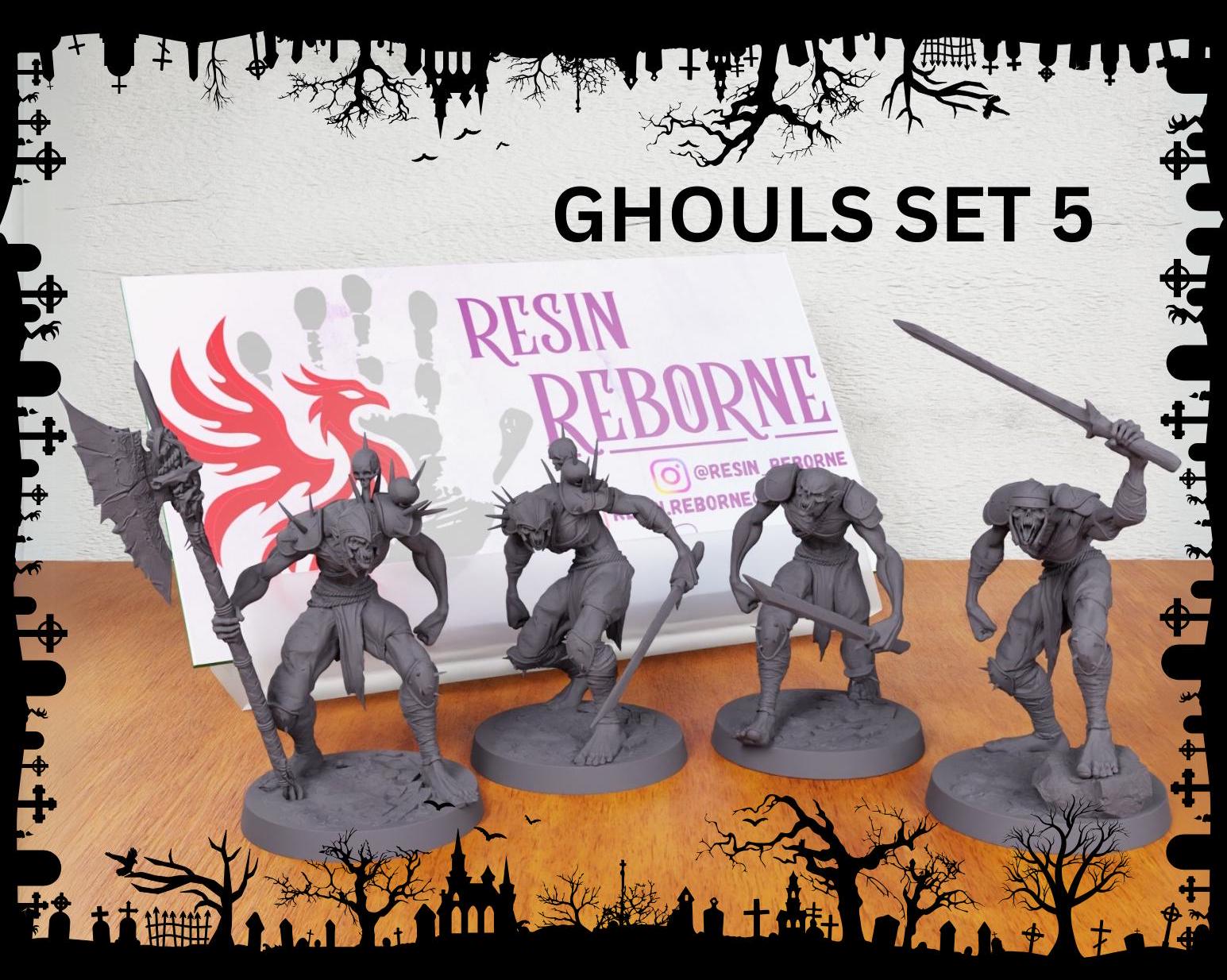 Ghoul Army | 32mm Wargaming Pathfinder D&D Monster BG3 Demon Graveyard ...
