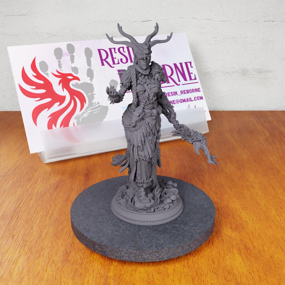 Goliath Druid Shaman D&D 5E Dnd Pathfinder PF2 TTRPG Primed Mini ...