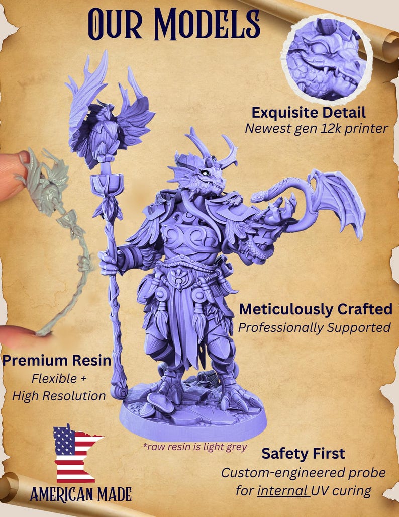 Goliath Druid Shaman D&D 5E Dnd Pathfinder PF2 TTRPG Primed Mini ...