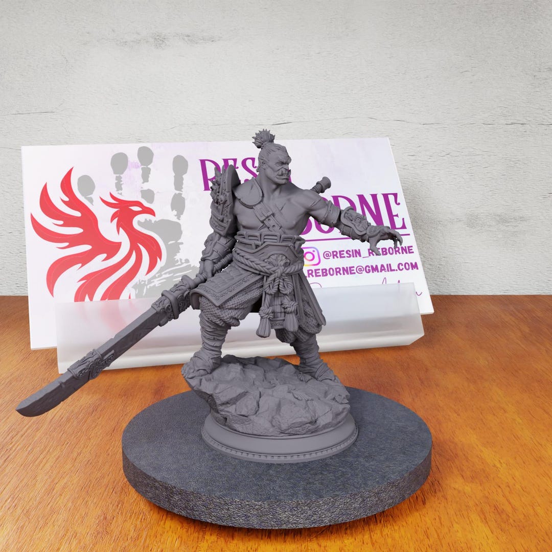 Eastern Orc Battlemaster | Dnd Fighter Barbarian Paladin Npc Chinese ...