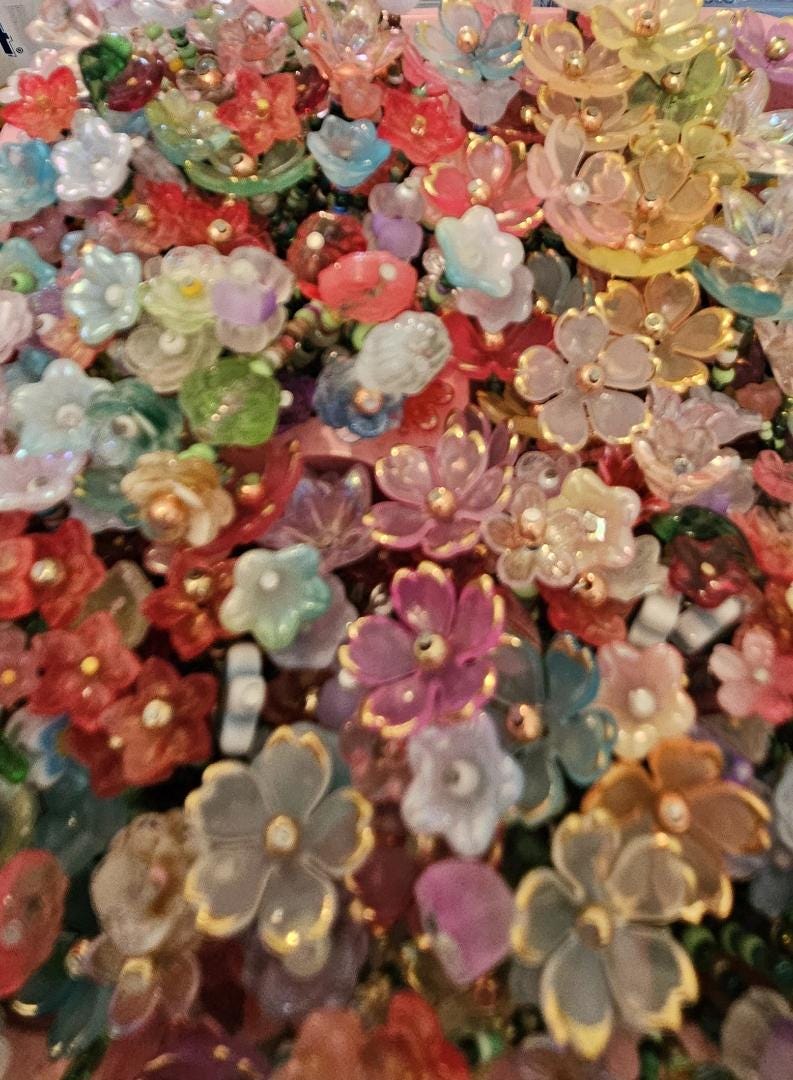 Beaded Flower Stems Random Pick - Etsy