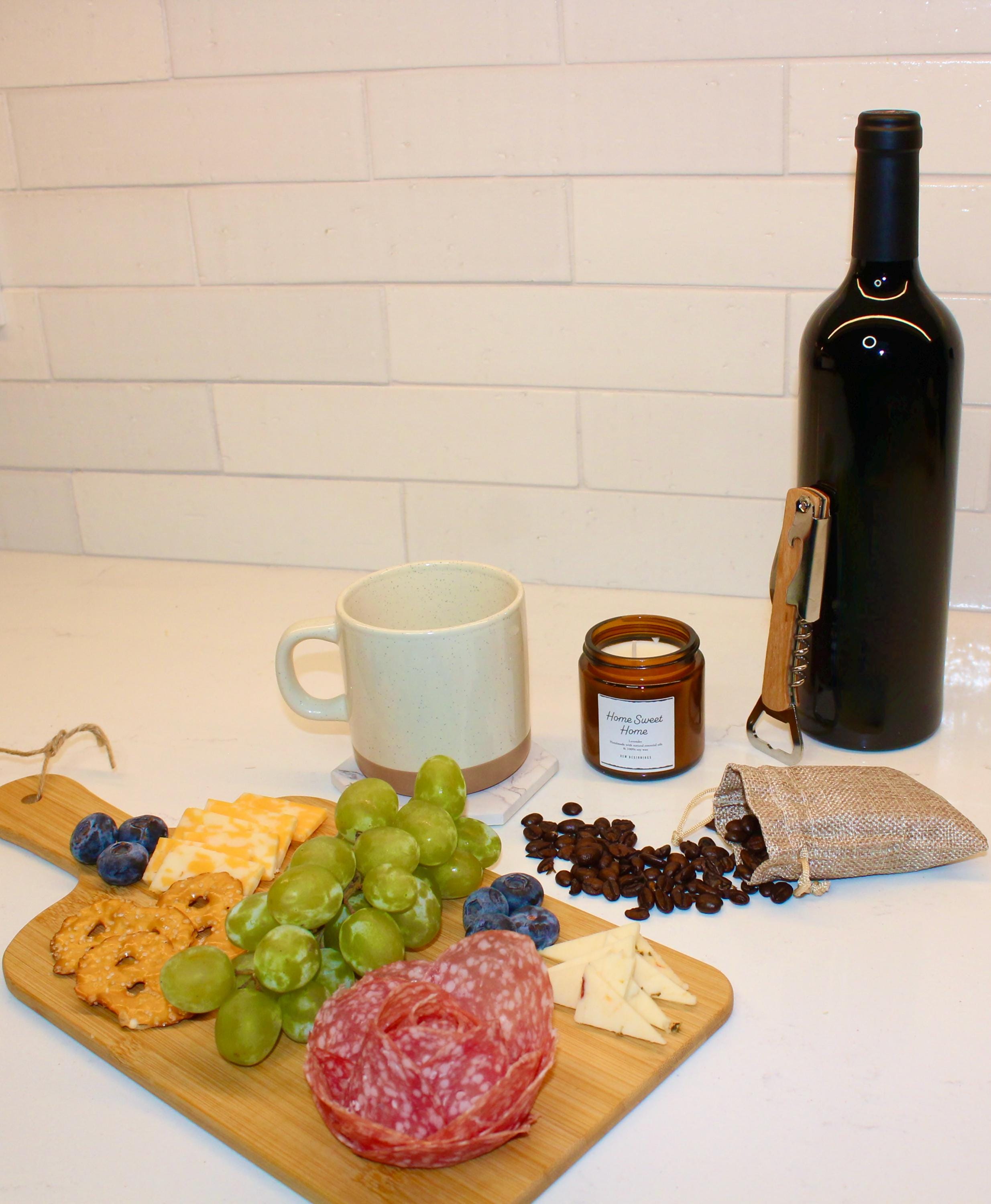 Housewarming Gift Basket, Kitchen Essentials & Cozy Touches ...