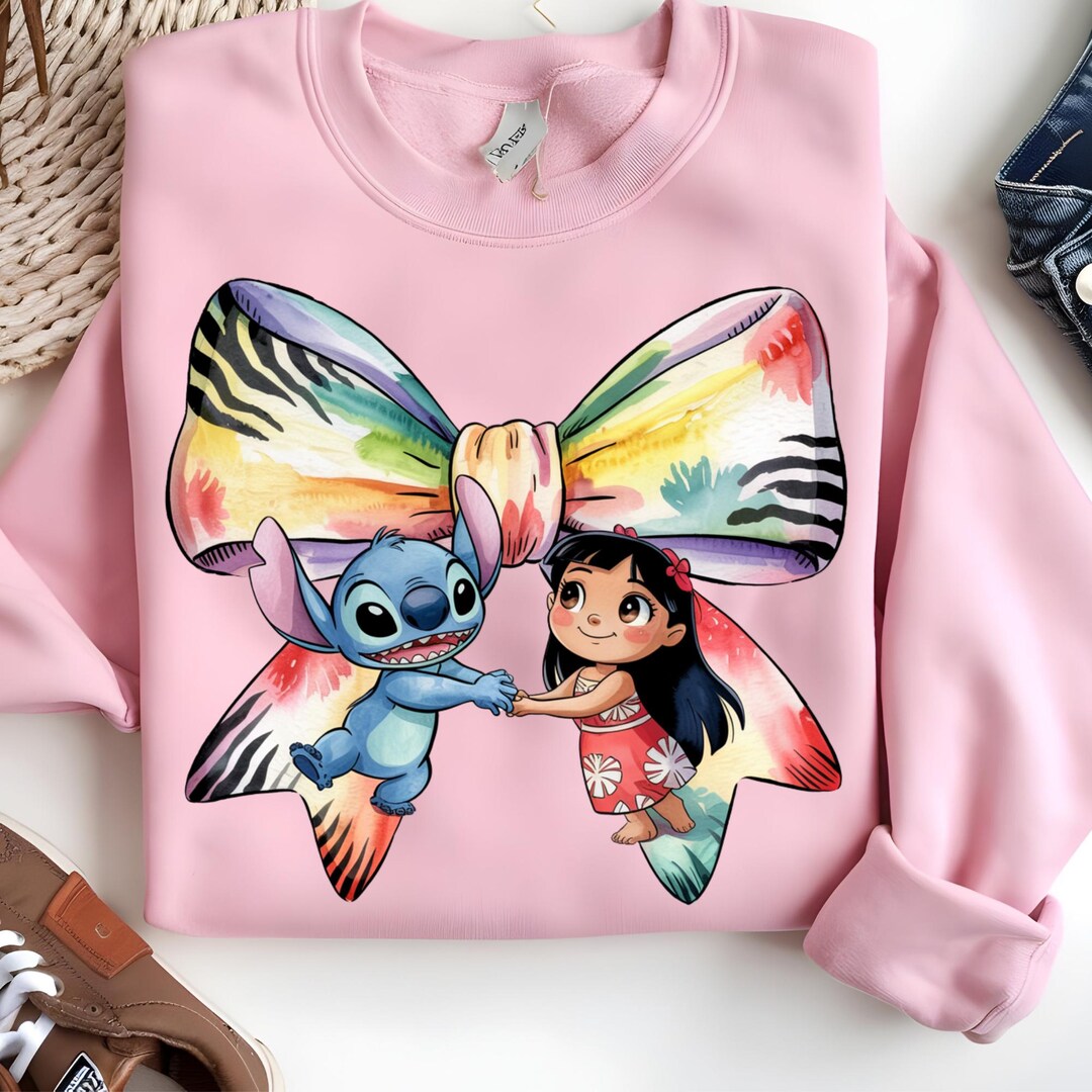 Lazo de Lilo y Stitch: Diseño de dibujos animados de safari (PNG ...