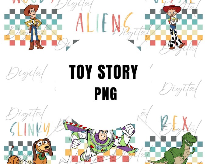 Toy Story PNG Bundle, Toy Story Png, Familienurlaub Png, Familienreise ...